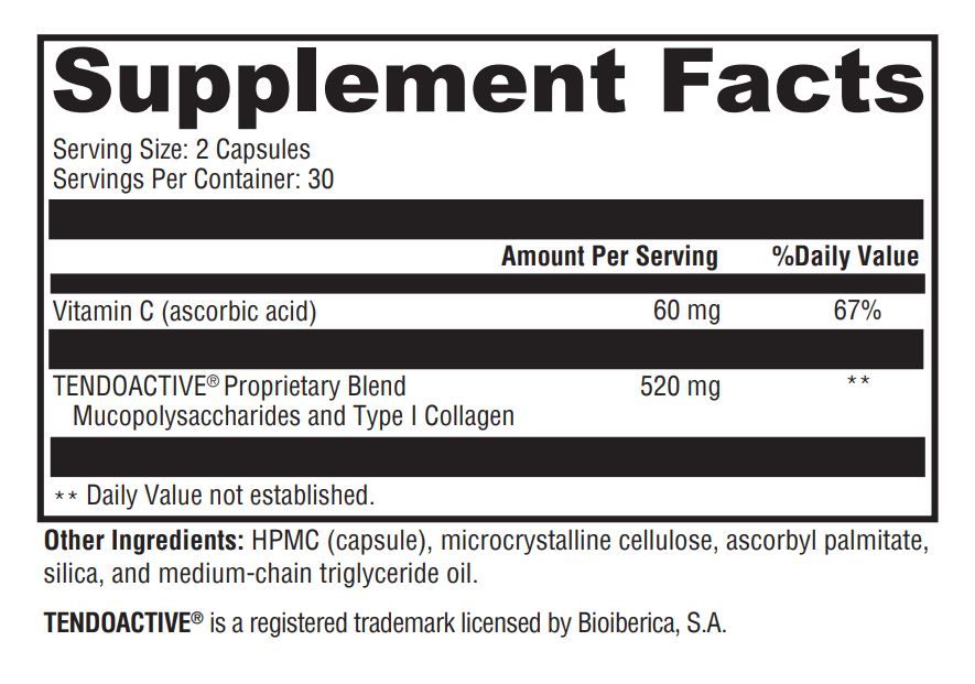 Tendon & Ligament Complete – 100% Nutrition