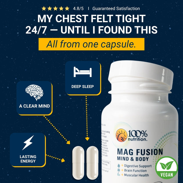 MagFusion Mind + Body Capsule – 100% Nutrition