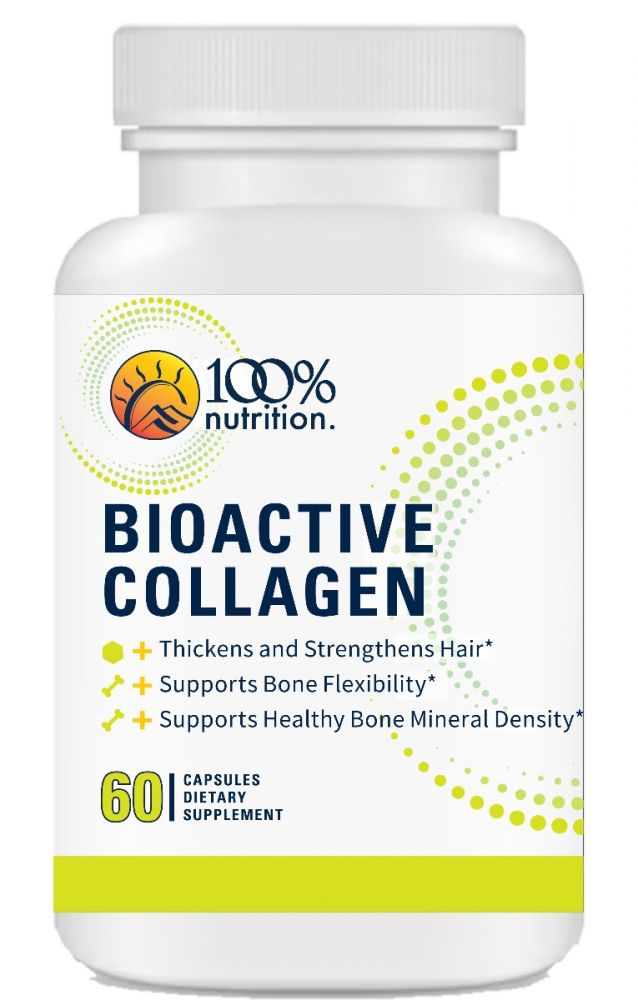 Bioactive Collagen 60ct – 100% Nutrition