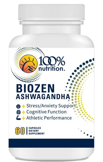 BioZen Ashwagandha – 100% Nutrition