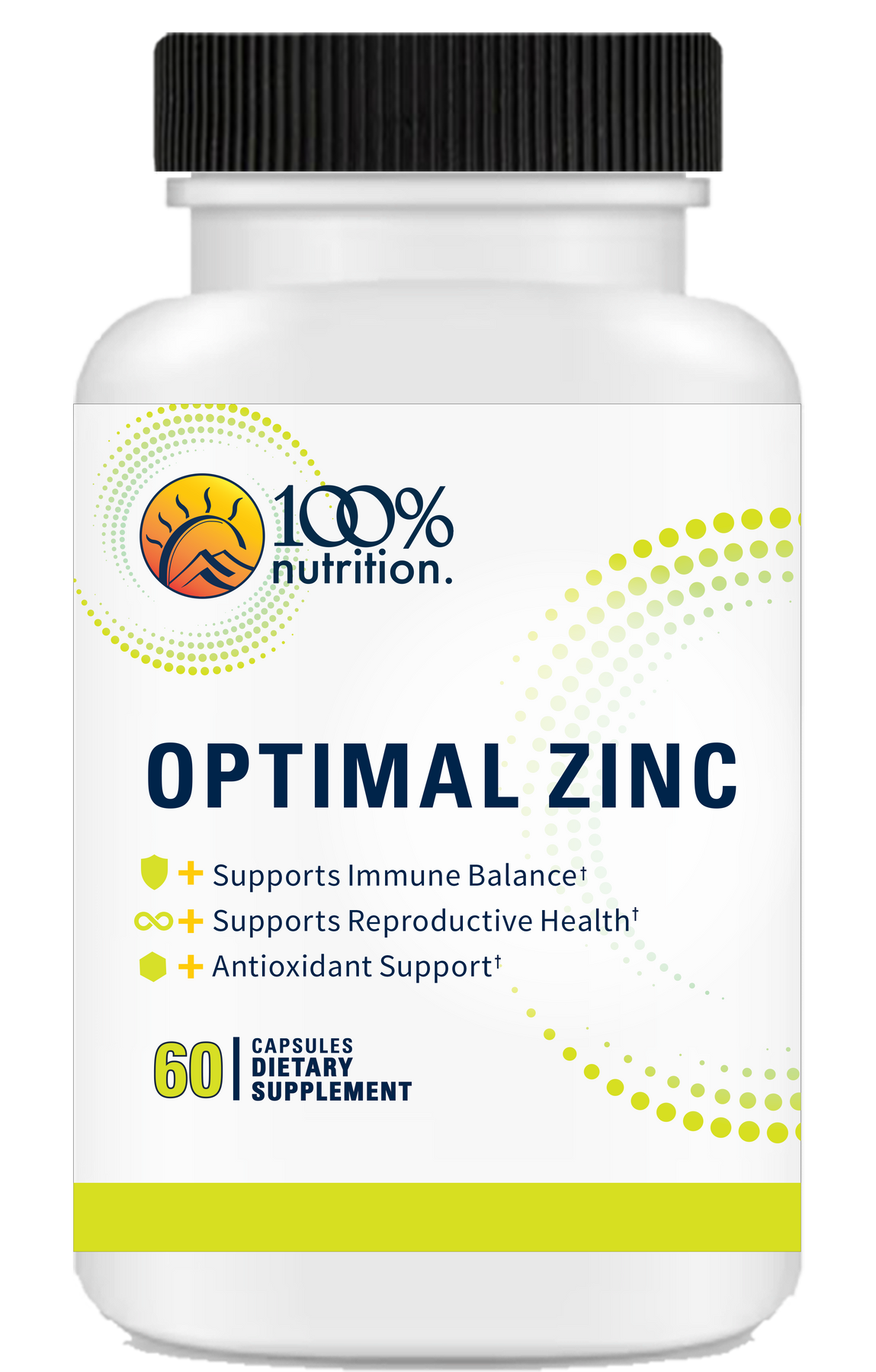Optimal Zinc – 100% Nutrition