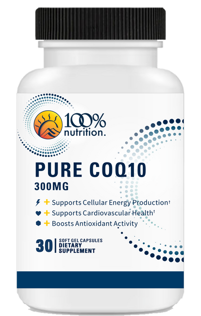 Pure CoQ10 300 mg – 100% Nutrition